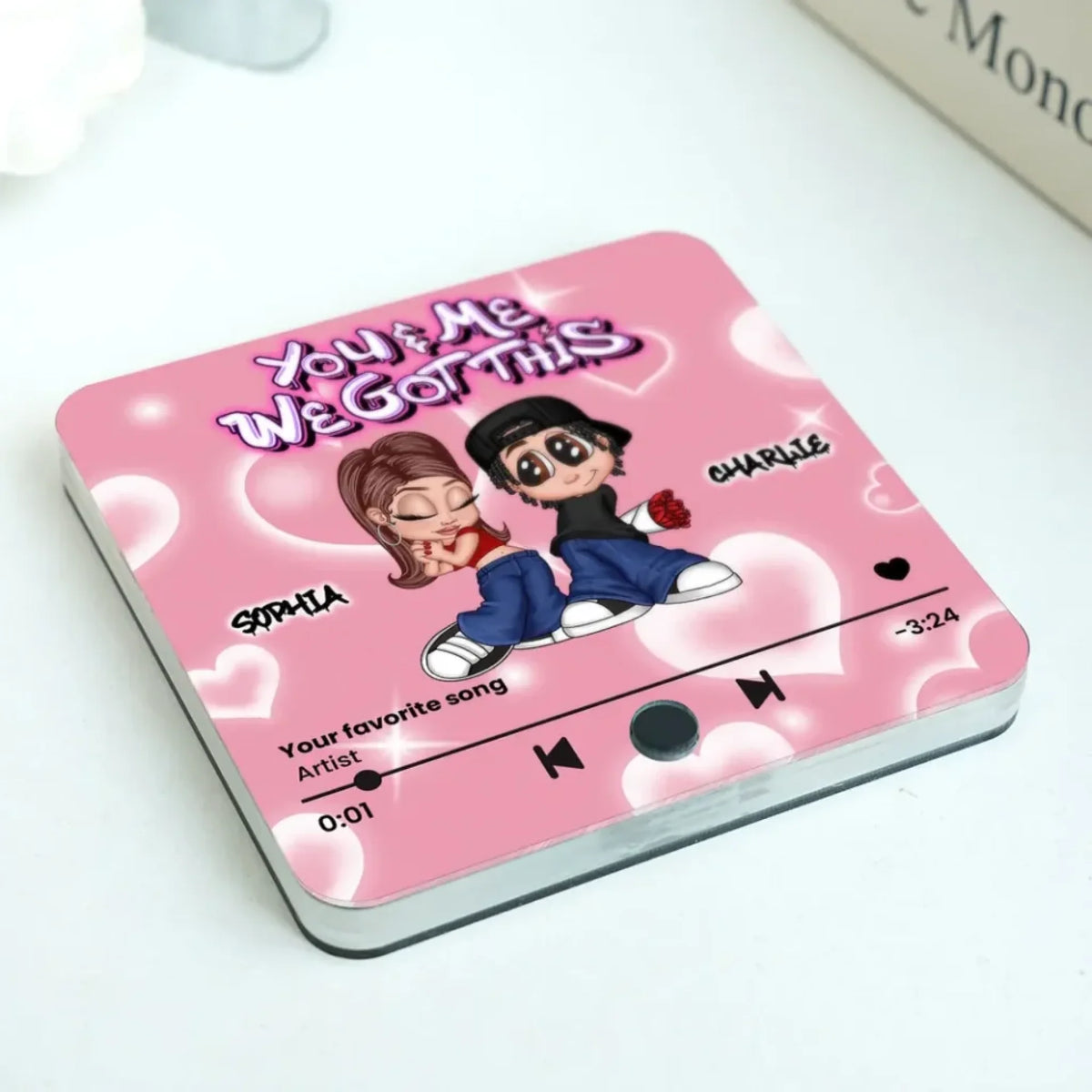 Y2K Couple Personalized Music Fridge Magnet, Heartfelt Gift For Couple ...